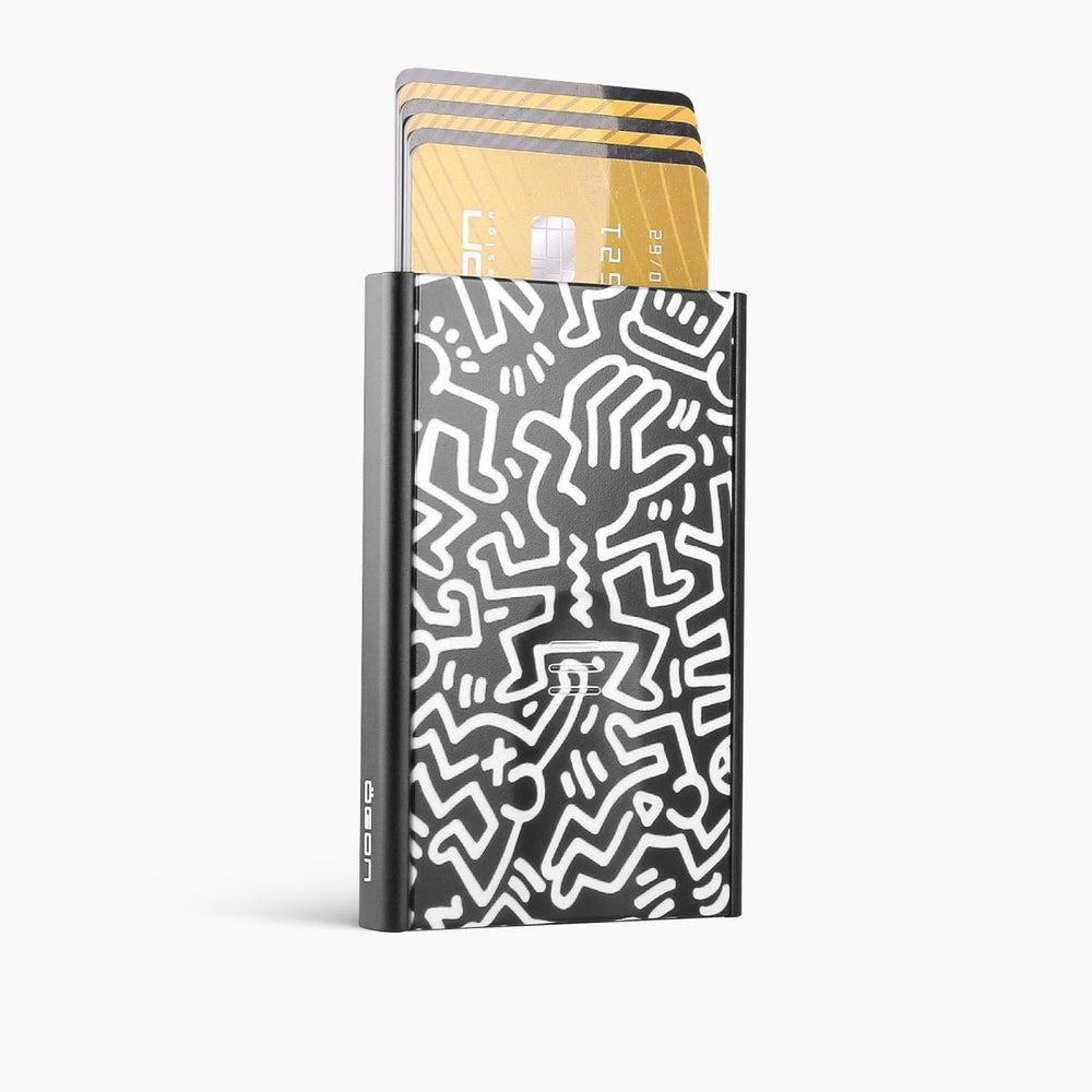 ÖGON Design SLIDER Automatic Card Holder Keith Haring Collab