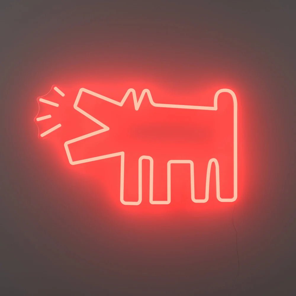 Yellowpop x Keith Haring - Barking Dog LED Neon Sign